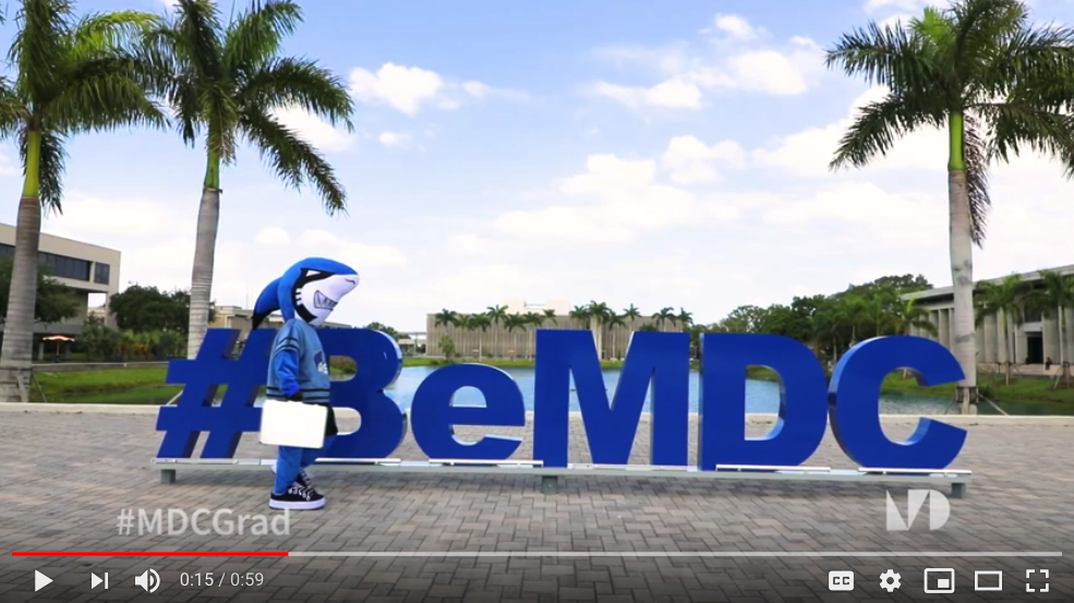 The secret is revealed and Sharks are inspired — Commencement 2019! #MDCGrad | MDC News